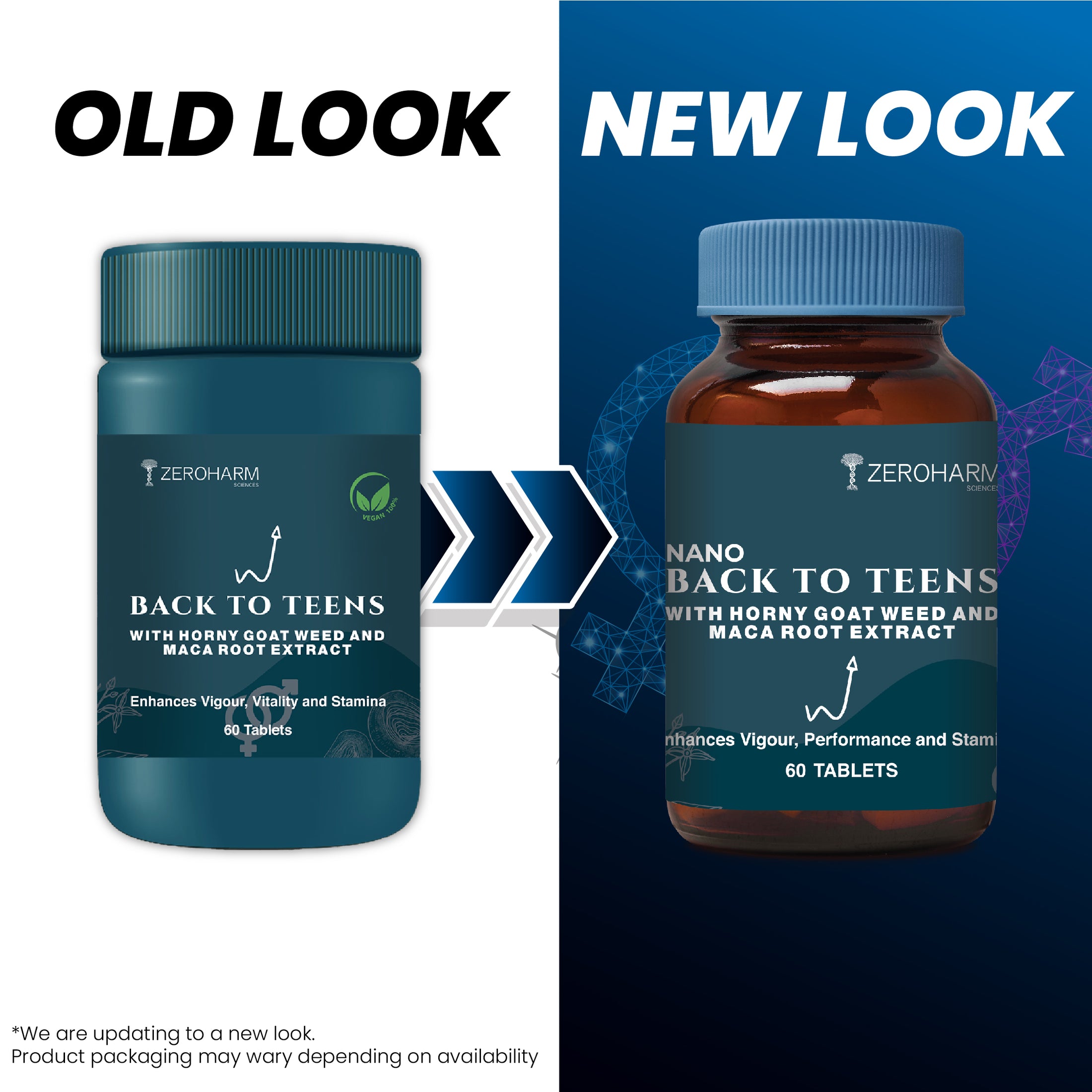 Zeroharm Back To Teens Tablets | Male Libido & Vitality Booster