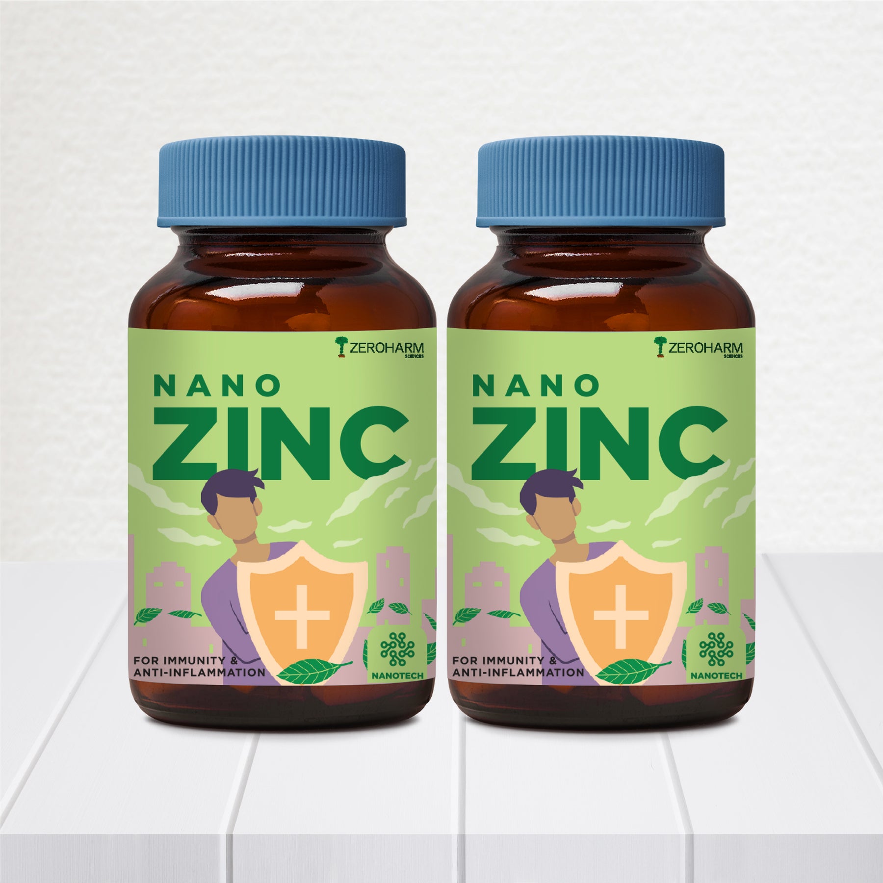 Zinc Supplement Tablets for Immunity & Anti-Inflammation - Zeroharm