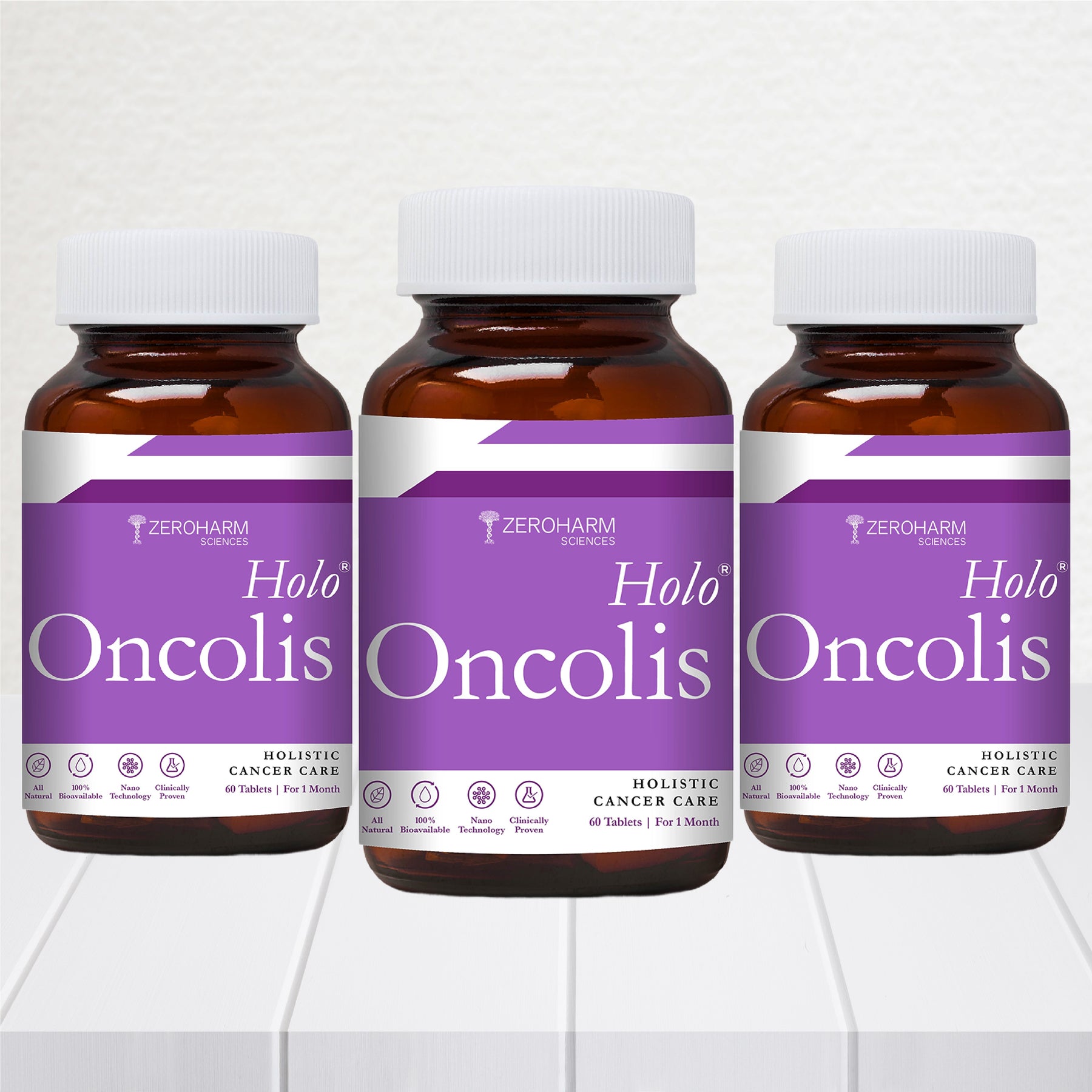 Cancer Tablets With Curcumin & Saponins & Bacosides - Zeroharm