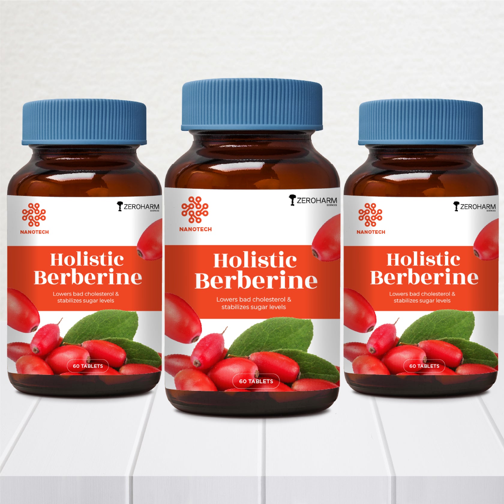 Berberine Tablets to Lower Cholesterol & Diabetes - Zeroharm