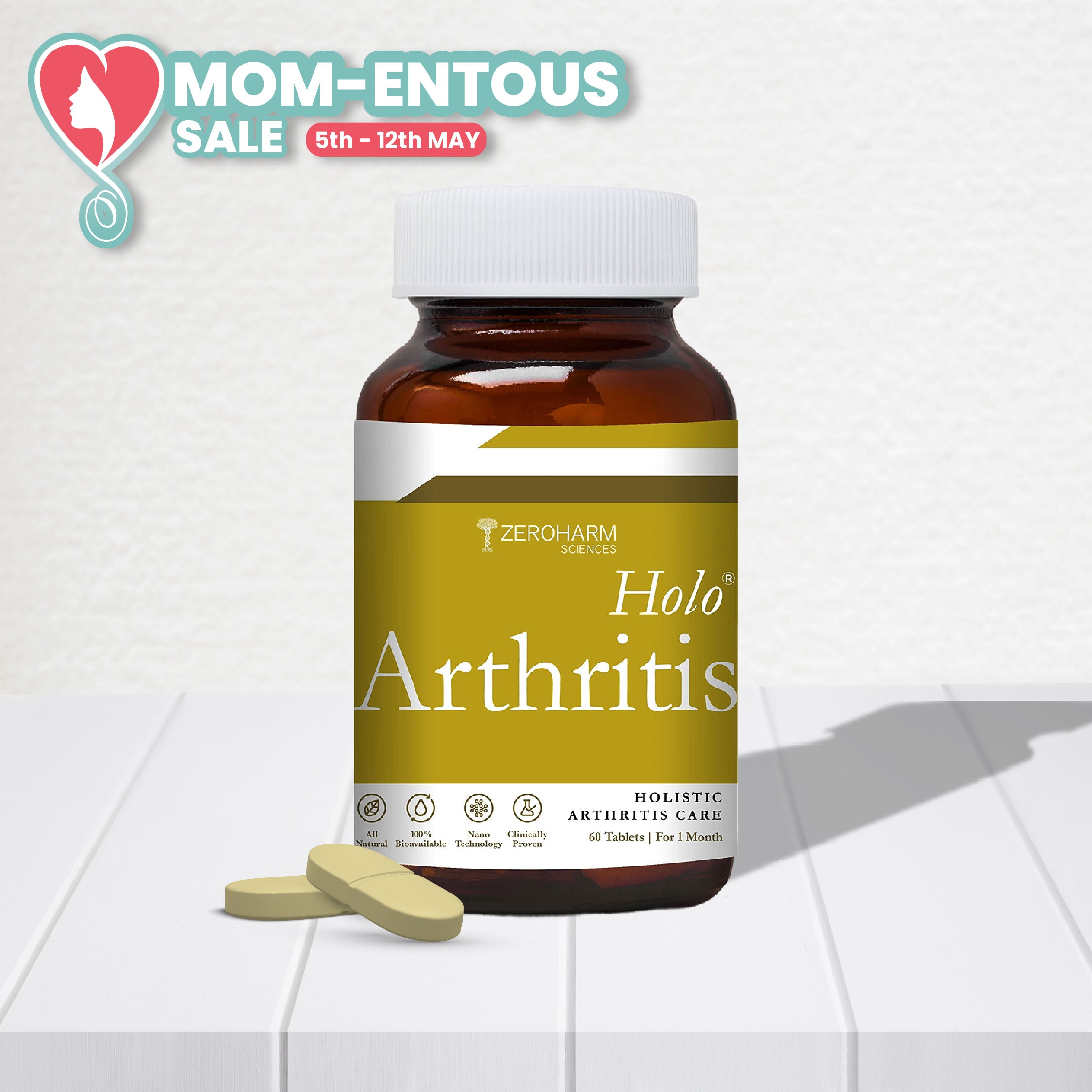 Arthritis Tablets to Reduce Joint Pains & Inflammation - Zeroharm