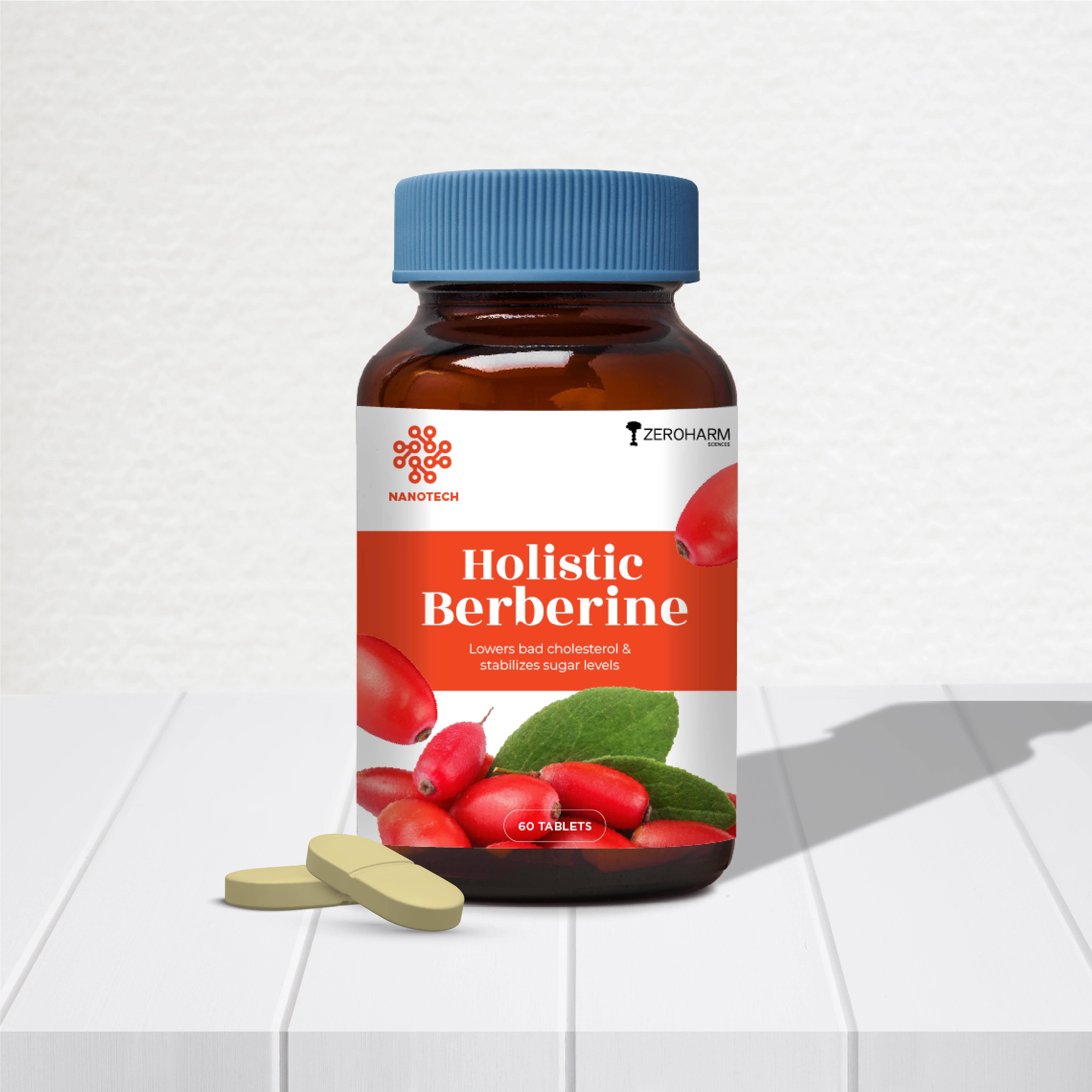 Berberine Tablets to Lower Cholesterol & Diabetes - Zeroharm