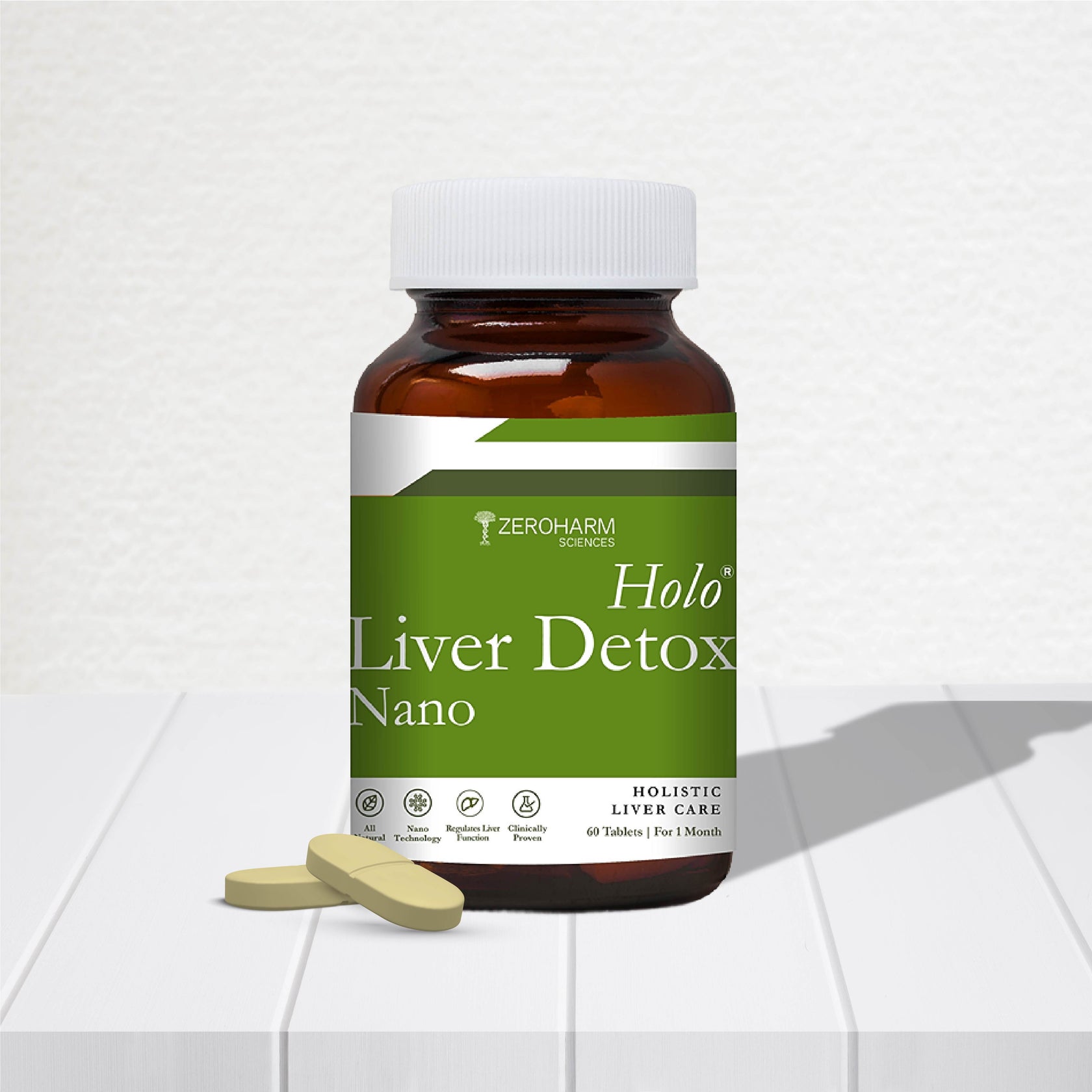 Liver Detox (Cleanse) Tablets With Milk Thistle - Zeroharm