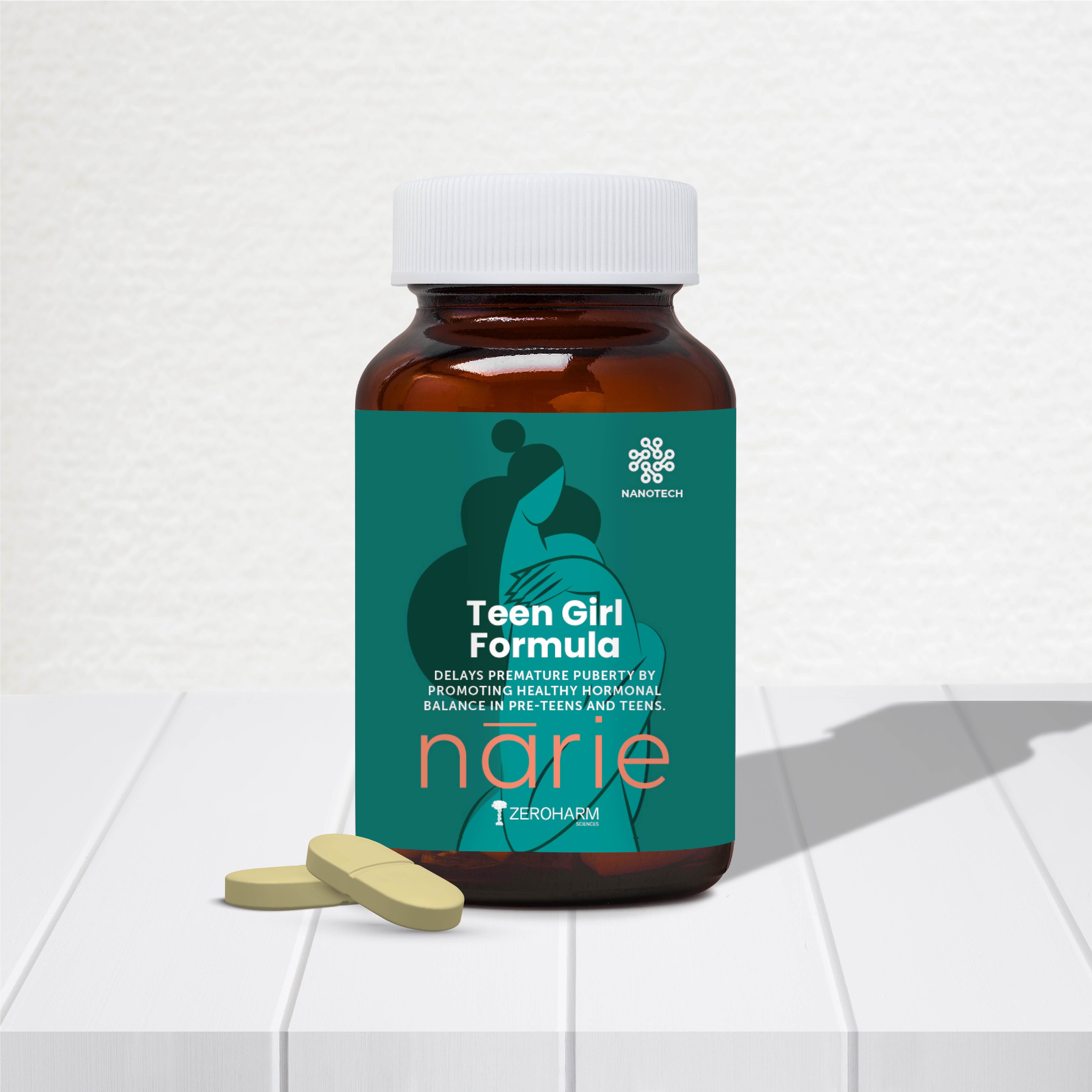 Teen Girl Formula Tablets to Ease Menstrual Cramps - Zeroharm