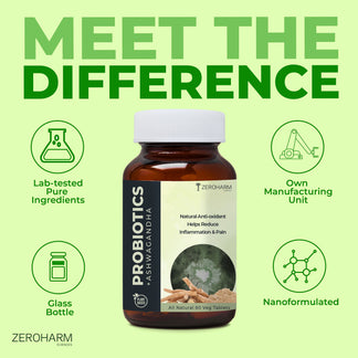 Ashwagandha and Probiotics Supplements for Digestion - Zeroharm